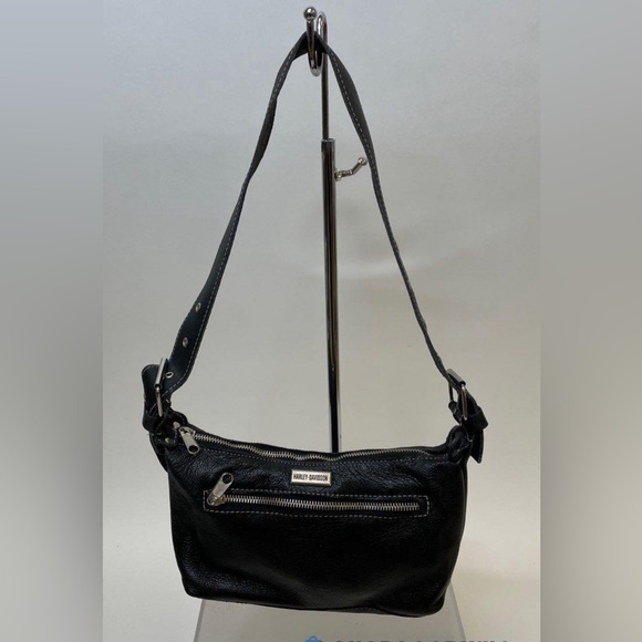 Harley-Davidson | Bags | Authentic Black Leather Harley Davidson ...